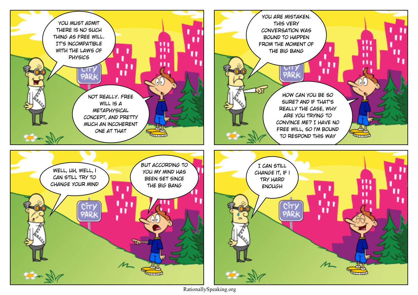 Skeptical Eye: Free Will Cartoon