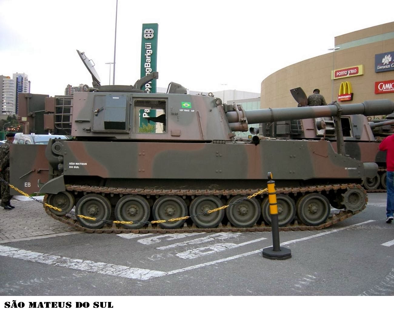 Viaturas Brasil: M109A3 Exército Brasileiro