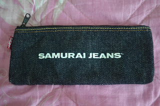 DENIM ARTISAN: Samurai Denim Pencil Case
