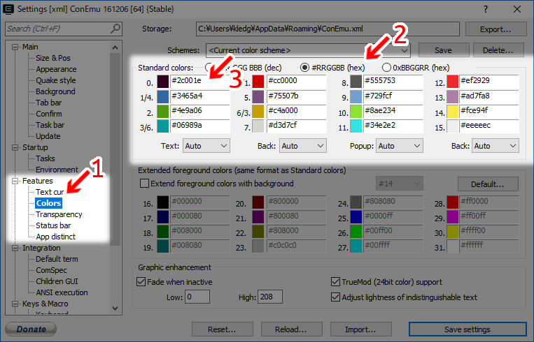 Windows その4 - ConEmuでUbuntu MonoフォントとTakao ゴシックフォントを利用するには - kledgeb