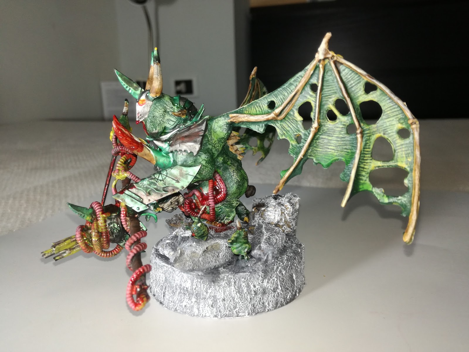 Giochi e pensieri: Grande Immondo e principe demone di Nurgle dipinti e ...