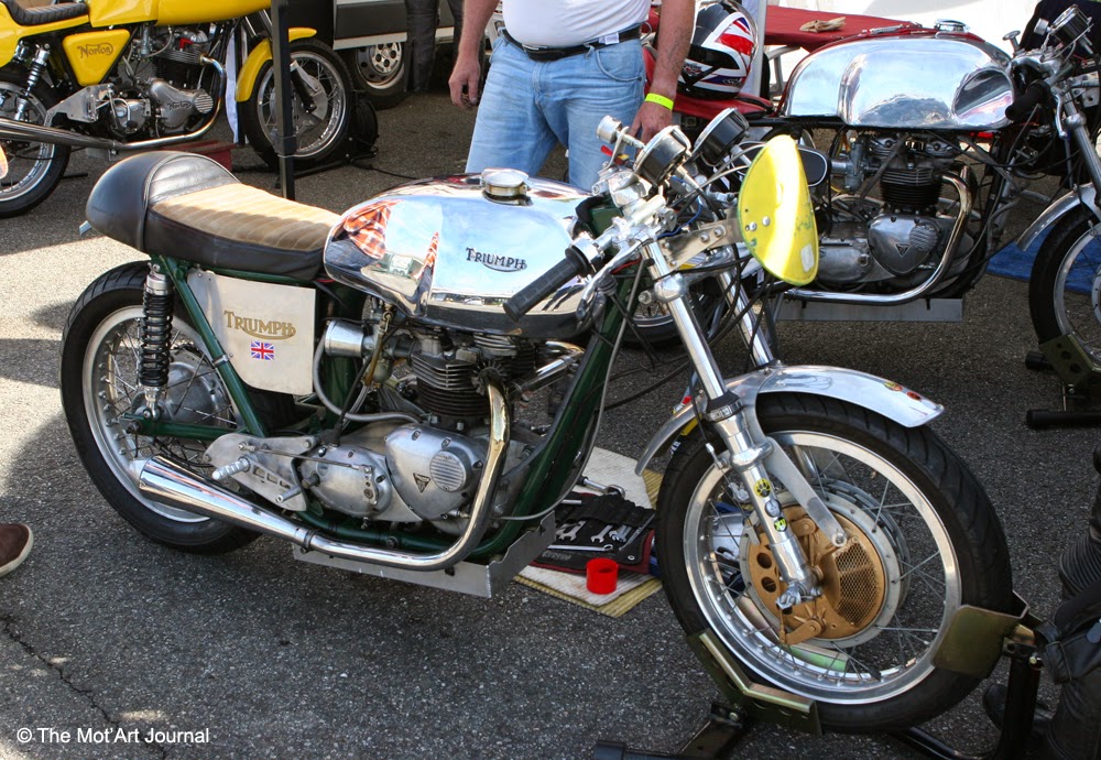 MotArt: A day in Pau Arnos # 2 Seeley & Triumph