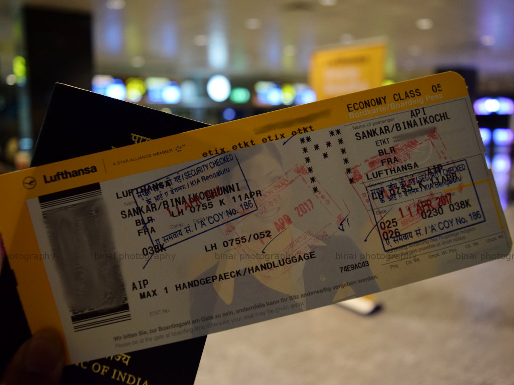 To the US: BLR to FRA on Lufthansa 755 - the Queen of the Skies!