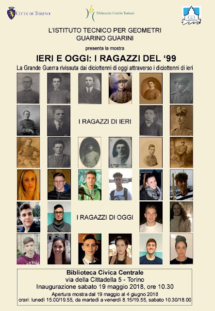 UNI3 AltaValle Susa: Mostra: Ieri e Oggi: i Ragazzi del '99