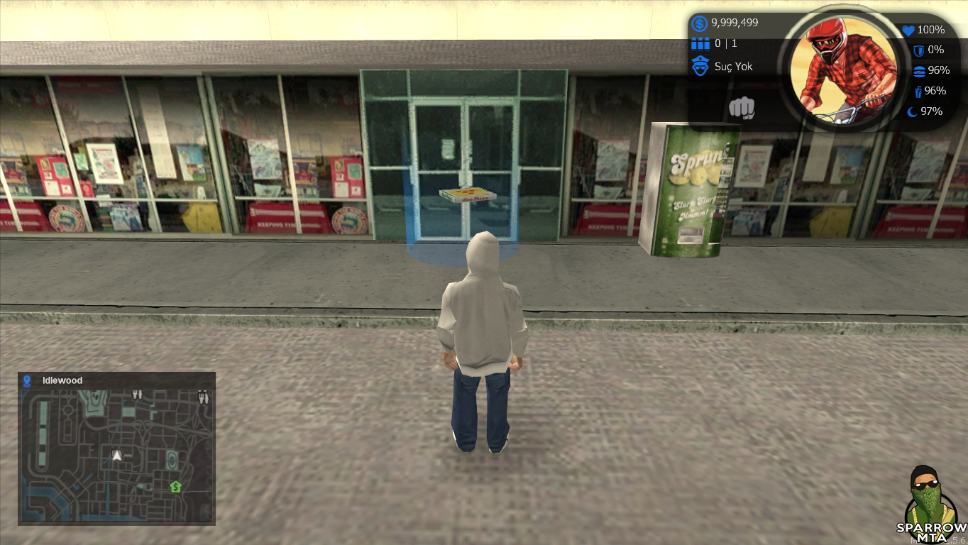 MTA SA Role Play HUD, Radar, Açlık, Susuzluk, Hotel Scriptleri