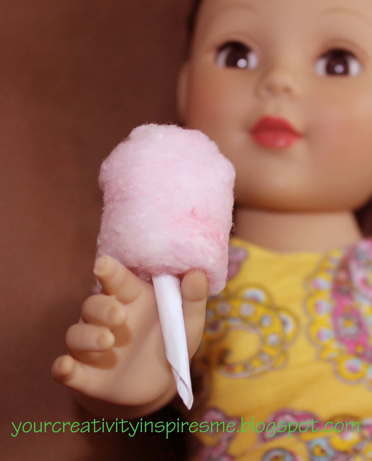 Your Creativity Inspires Me: DIY Doll Cotton Candy