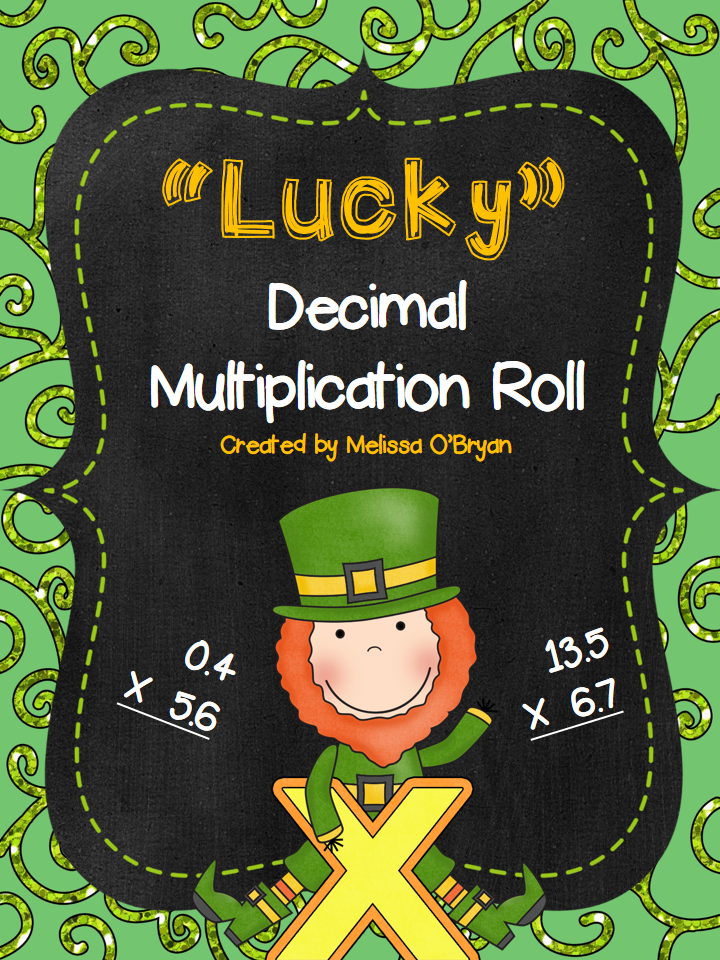 Fifth Grade Freebies: Lucky Leprechaun St. Patrick's Day Decimal ...