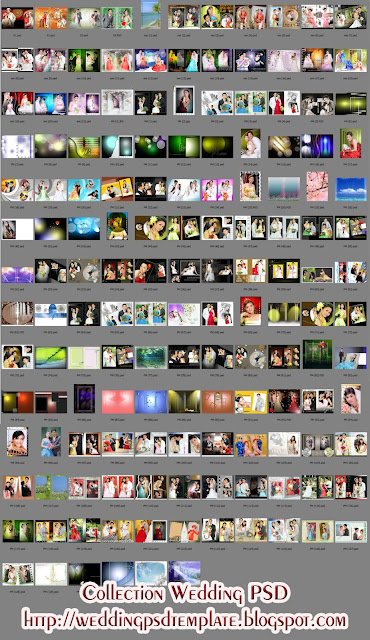 Collection Wedding PSD | Wedding PSD Template