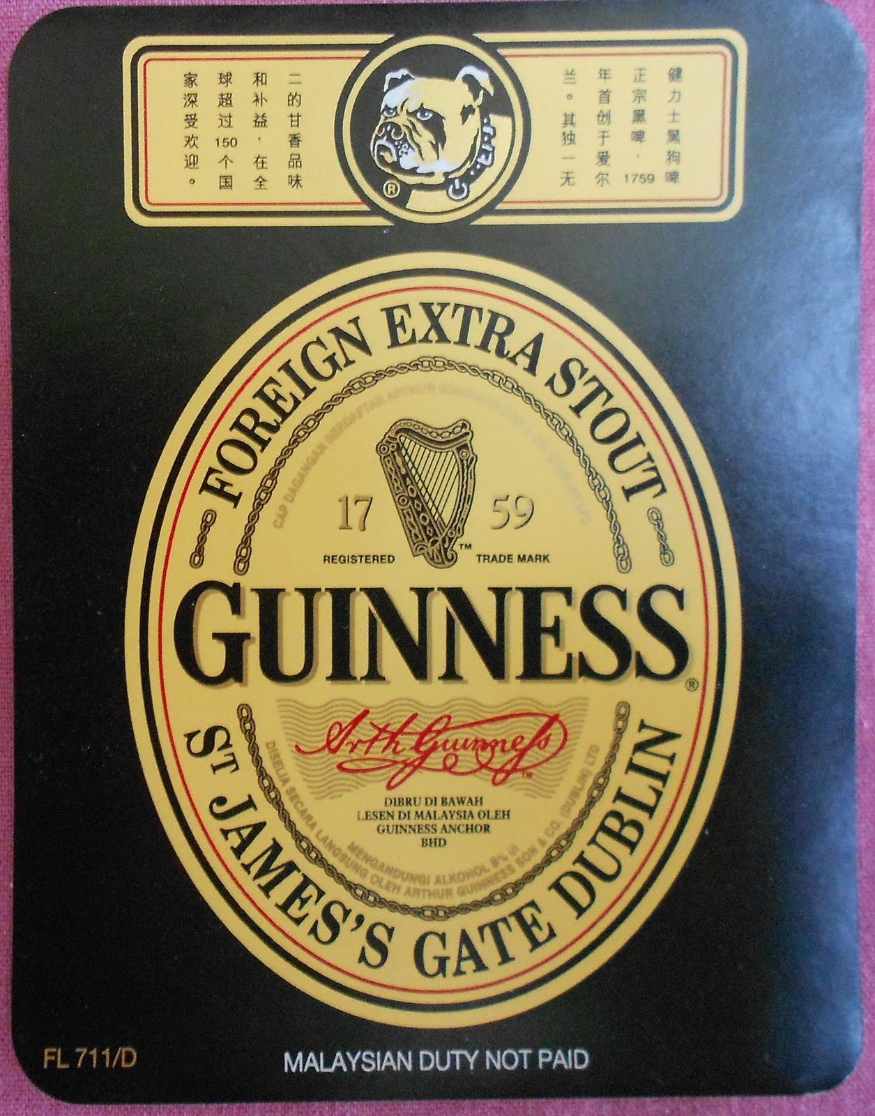 Guinness Collection: Labels, Carlton Ware, Wade, Gilroy, Doctors Books, Glasses, etc.: Guinness ...