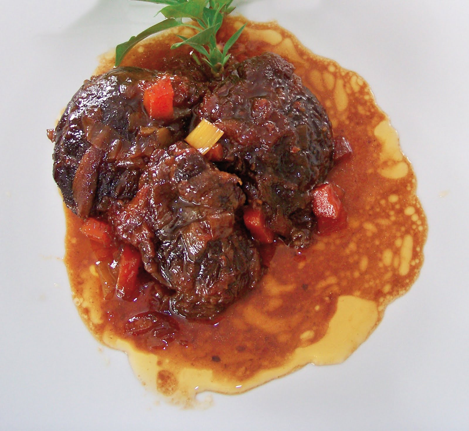 Con todo el sabor.: carrillada de cerdo ibérico