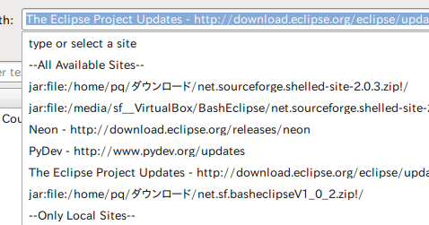 linuxBean14.04(154)Eclipseのプラグインが全くインストールできなくなる-p--q