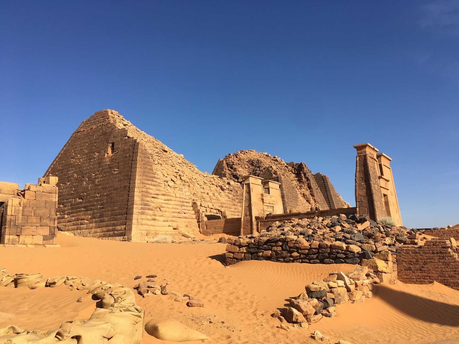 The Pyramids of Meroe, Sudan