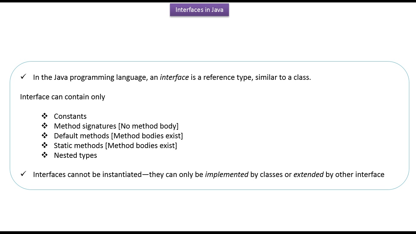 Java Ee Java Tutorial Interfaces In Java