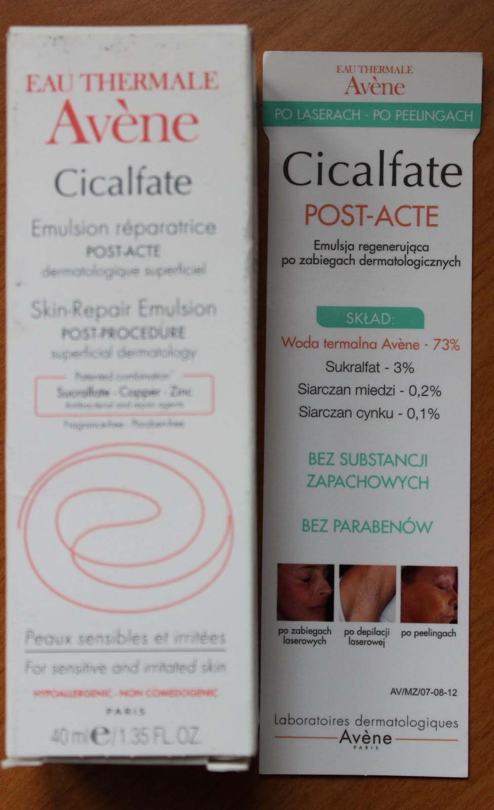 bluegirl-ewa: Avene Cicalfate, La Roche-Posay Cicaplast, Avene ...