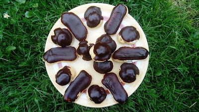 Sweetie Pie Bakes Stuff: Super Simple Éclairs and Profiteroles (Wheat Free)