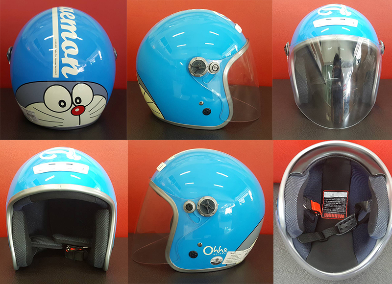 ราชายนต์ เอซี นครสวรรค์: หมวกกันน็อค ลายโดเรม่อน Doraemon Helmet ไซส์ ...