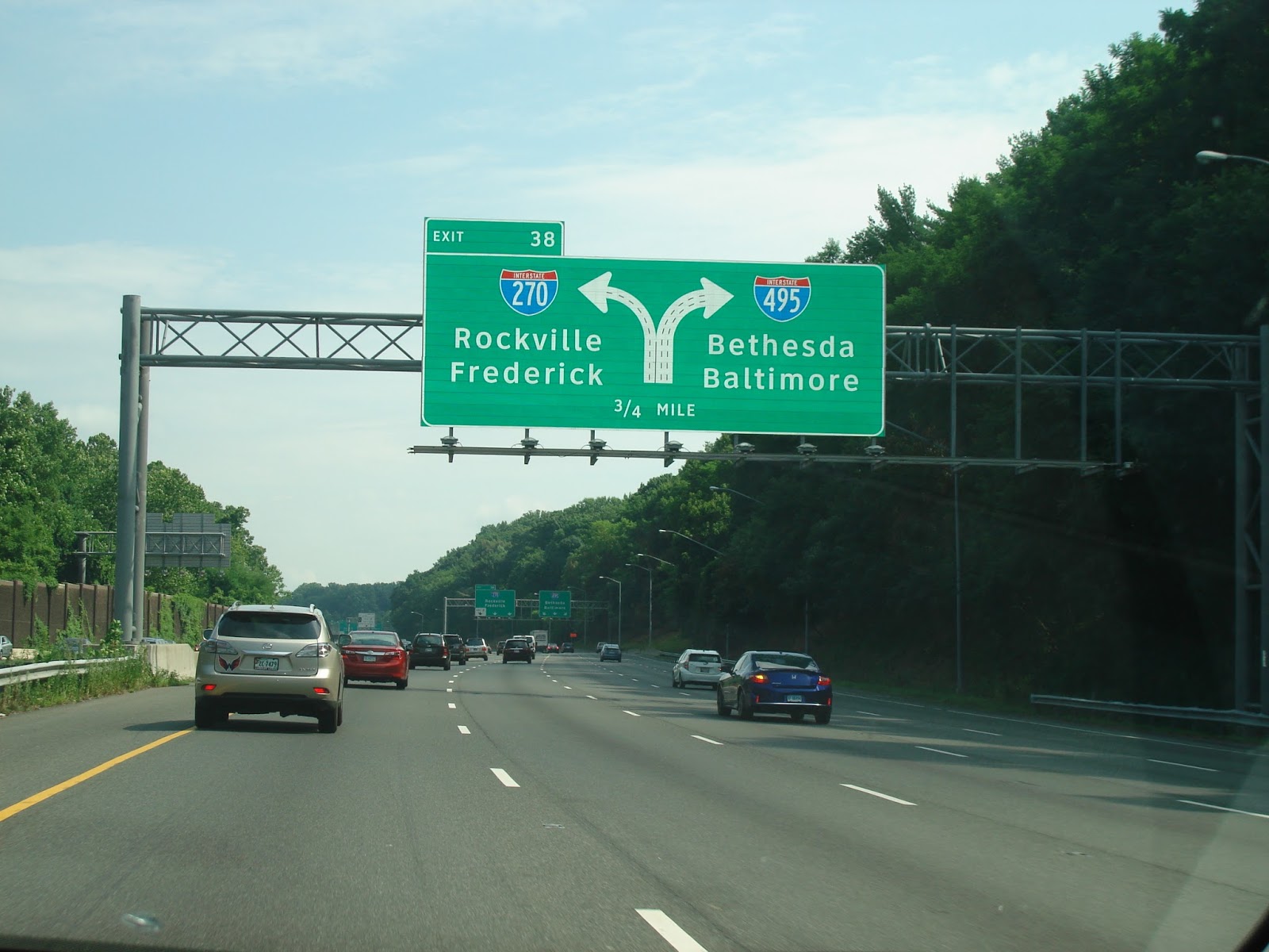 Luke's Signs: Interstate 495, Rt. 355, & I-270 - Bethesda, MD