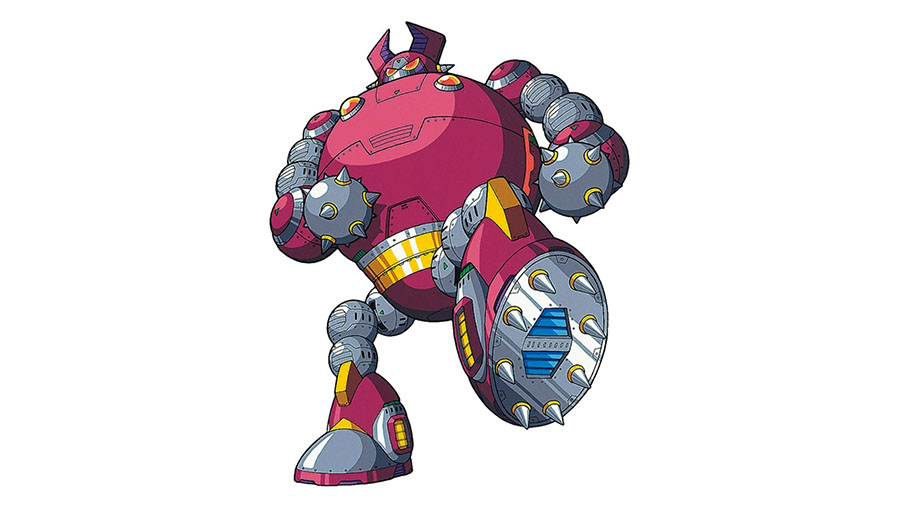 ROCKMAN X2 BOSS 01.超巨大機器人CF-0(Gigantic Mechaniloid CF-0) - RMMH洛克人回憶之館