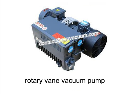 Rotary vane vacuum pump installation method