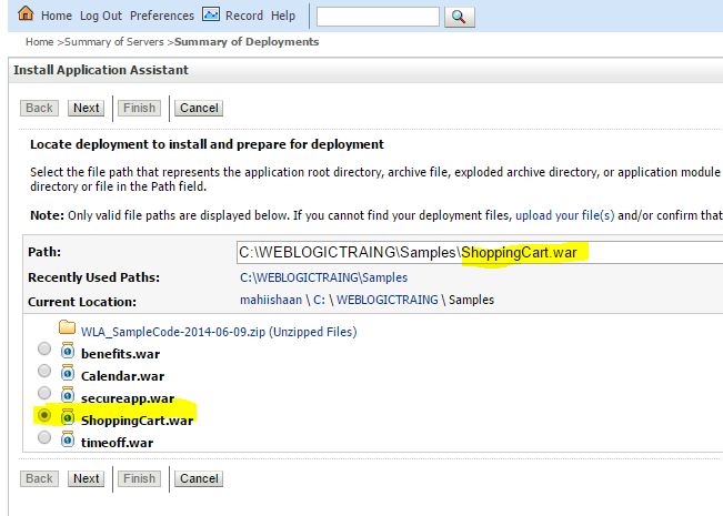 WebLogic12c Essentials Certification : WebLogic Application Deployment ... WebLogic12c Essentials Certification : WebLogic Application Deployment ...