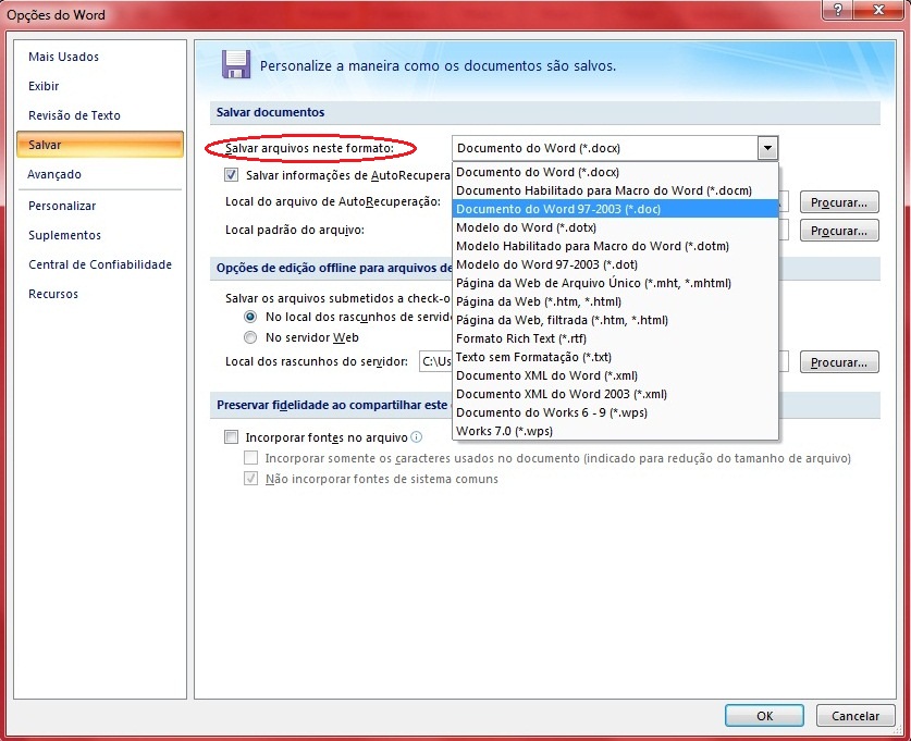 Arquivos Recentes Do Word