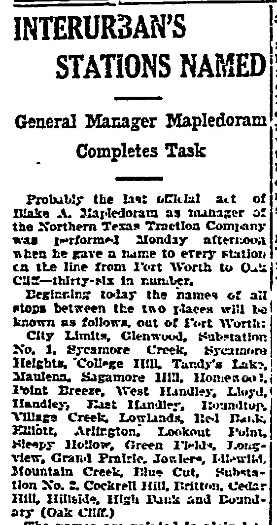 The Fort Worth Gazette: Where Was "Stop 6" On The Fort Worth - Dallas ...