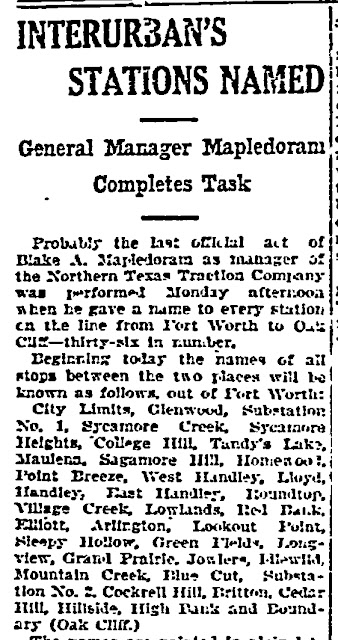 The Fort Worth Gazette: Where Was "Stop 6" On The Fort Worth - Dallas ...