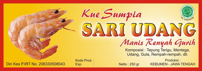 contoh Label kemasan makan dan minuman