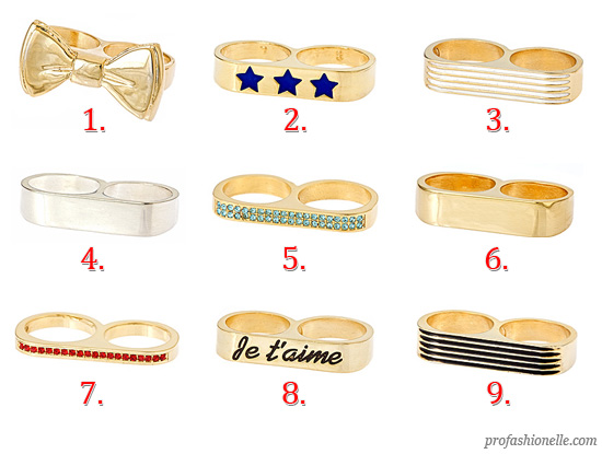 pink bubblegum princess: beautiful stylo double rings collections ...