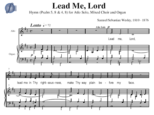 Download Lead me Lord Music Sheet in PDF and Watch the Video - Free ...