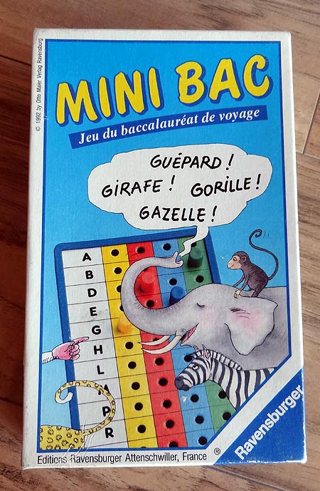 Le trou à rat: Mini Bac - Ravensburger - 1992
