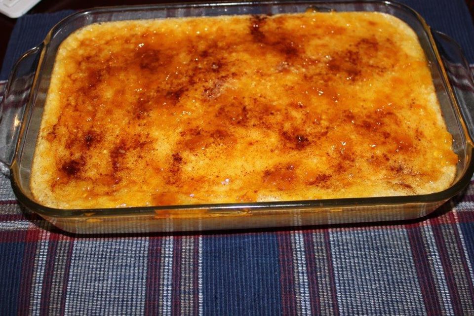 In en om die huis: GEBAKTE SAGO POEDING