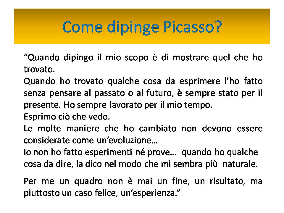 immagin@rti: Intervista a Pablo Picasso