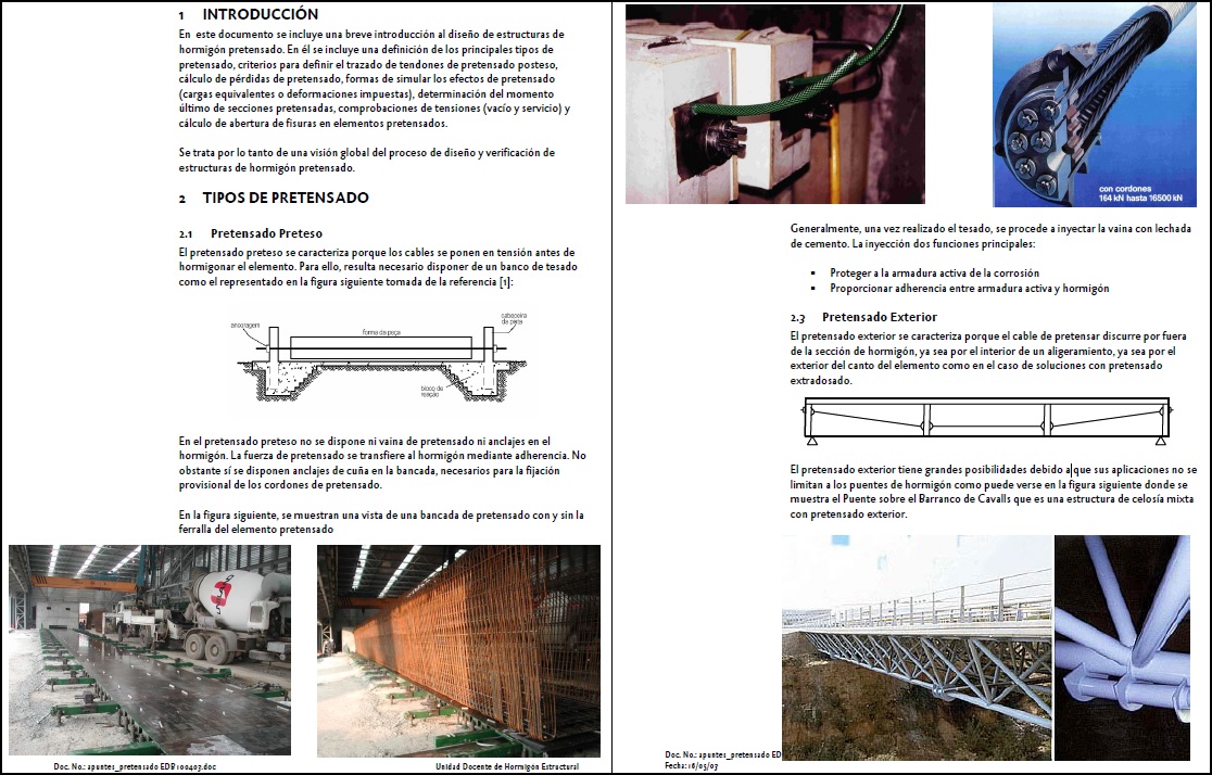 Apuntes de Hormigón Pretensado