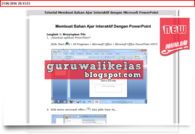 Download Aplikasi Tutorial Membuat Bahan Ajar Interaktif dengan ...