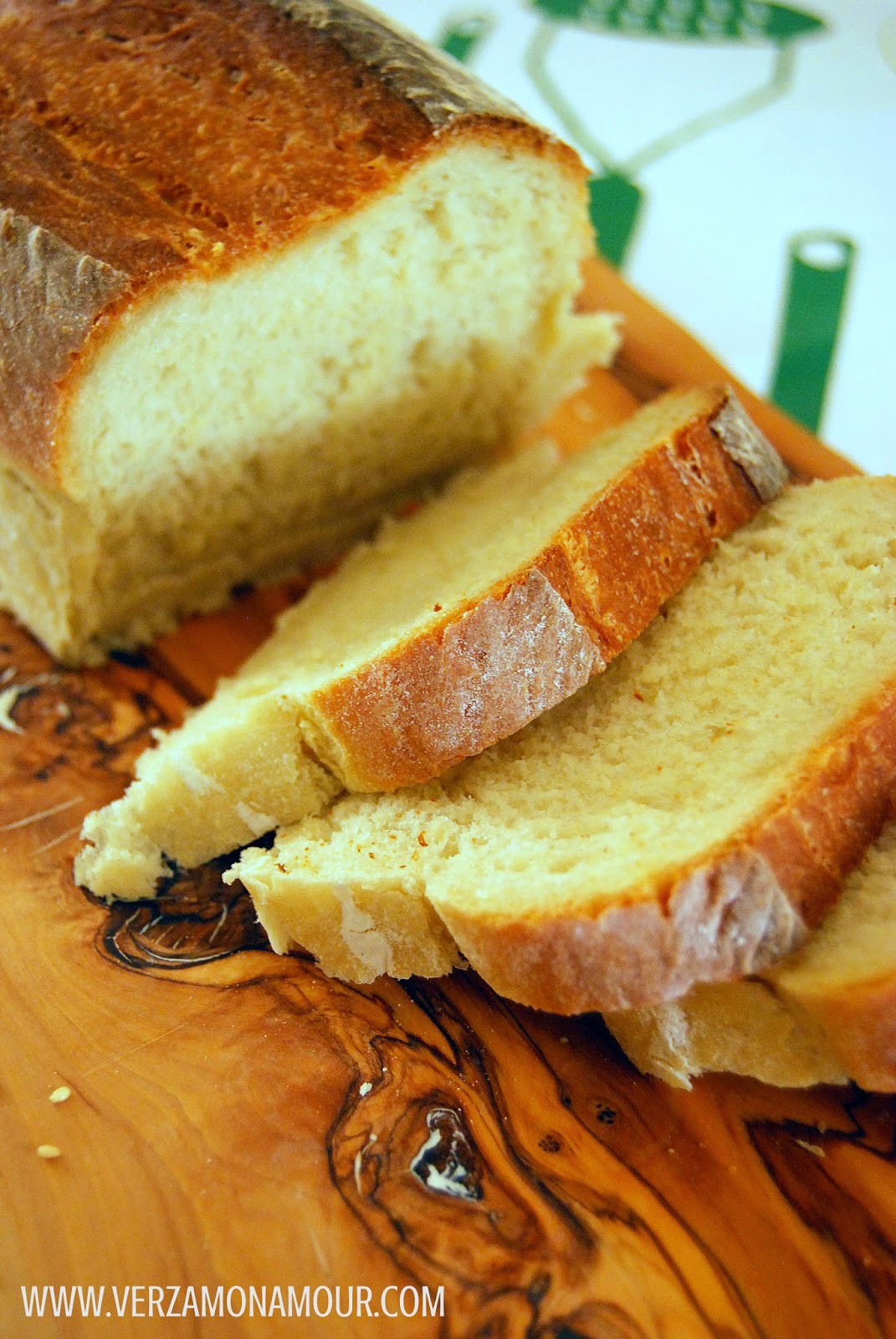 Filone di pane bianco ~ Ricette di cucina - Le ricette di Verzamonamour.com