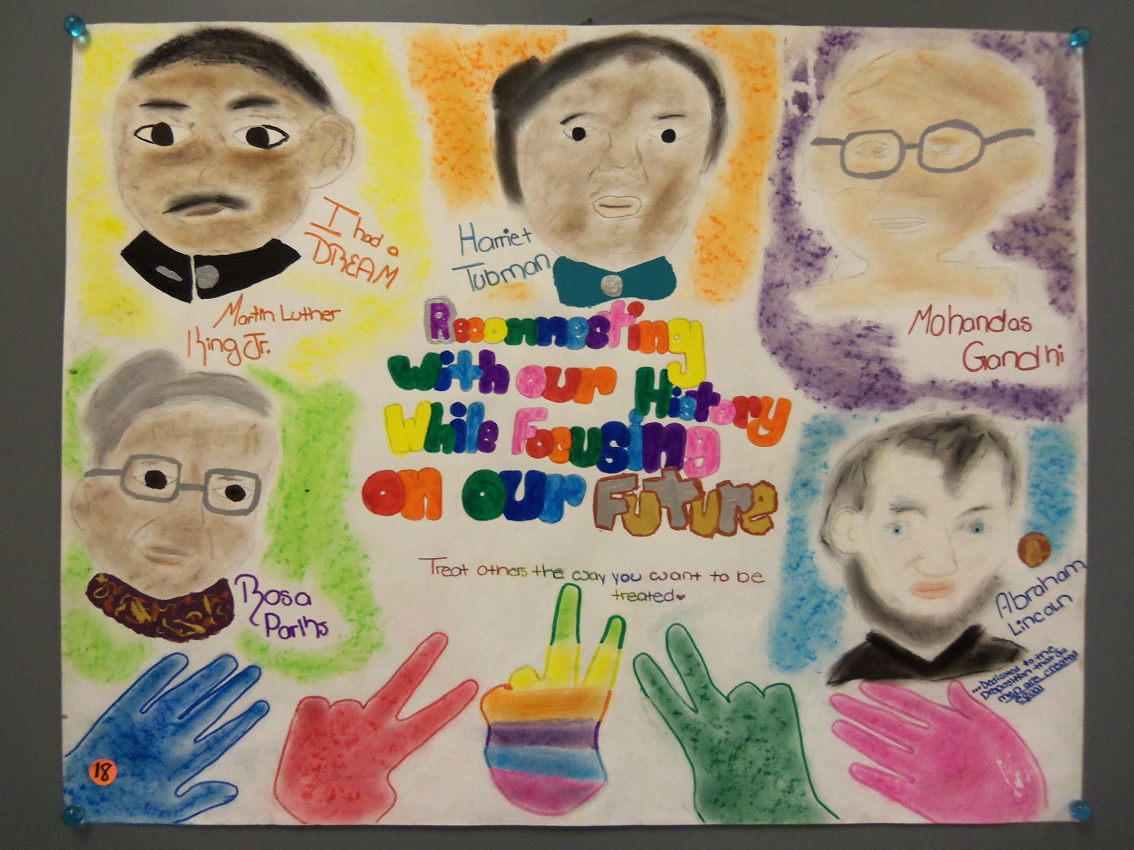 Art at Midway Middle School: MLK Poster Contest Winners