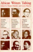 BOOKS ON INTERVIEWS WITH AFRICAN WRITERS