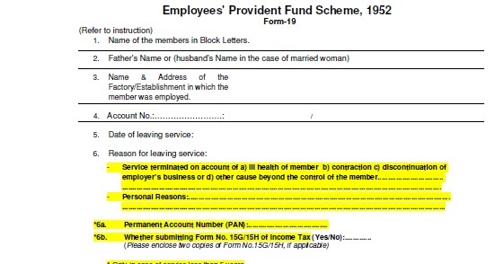 Indian Labour Law and Human Resource: EPFO - Format of Revised ...