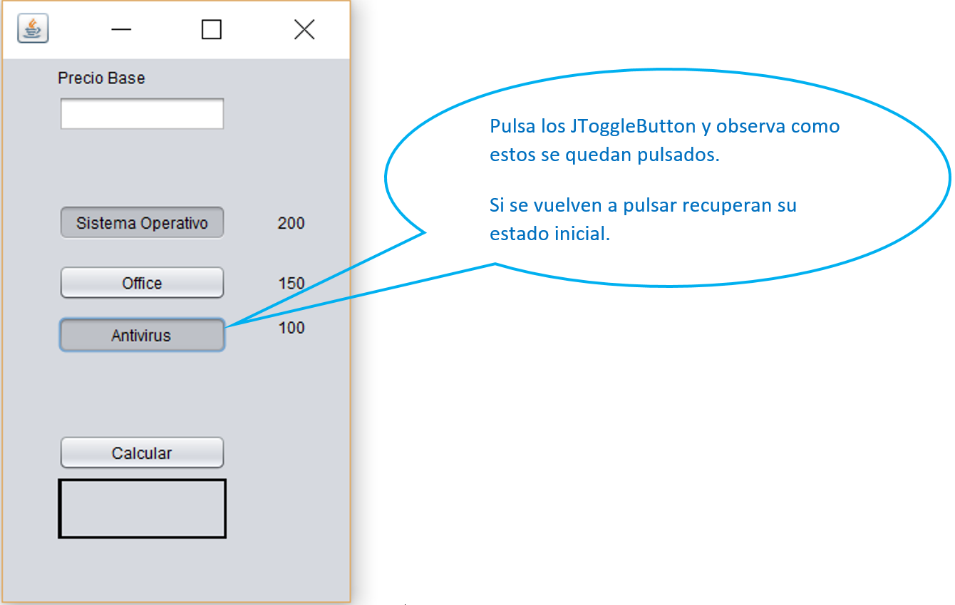 Desarrollo De Aplicaciones Java Con Netbeans Nivel Básico 008 Uso De Botones De Activación