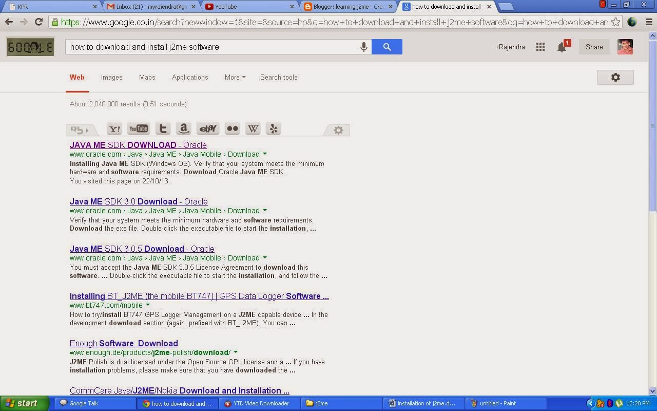 learning j2me: How to Install and execute J2ME software