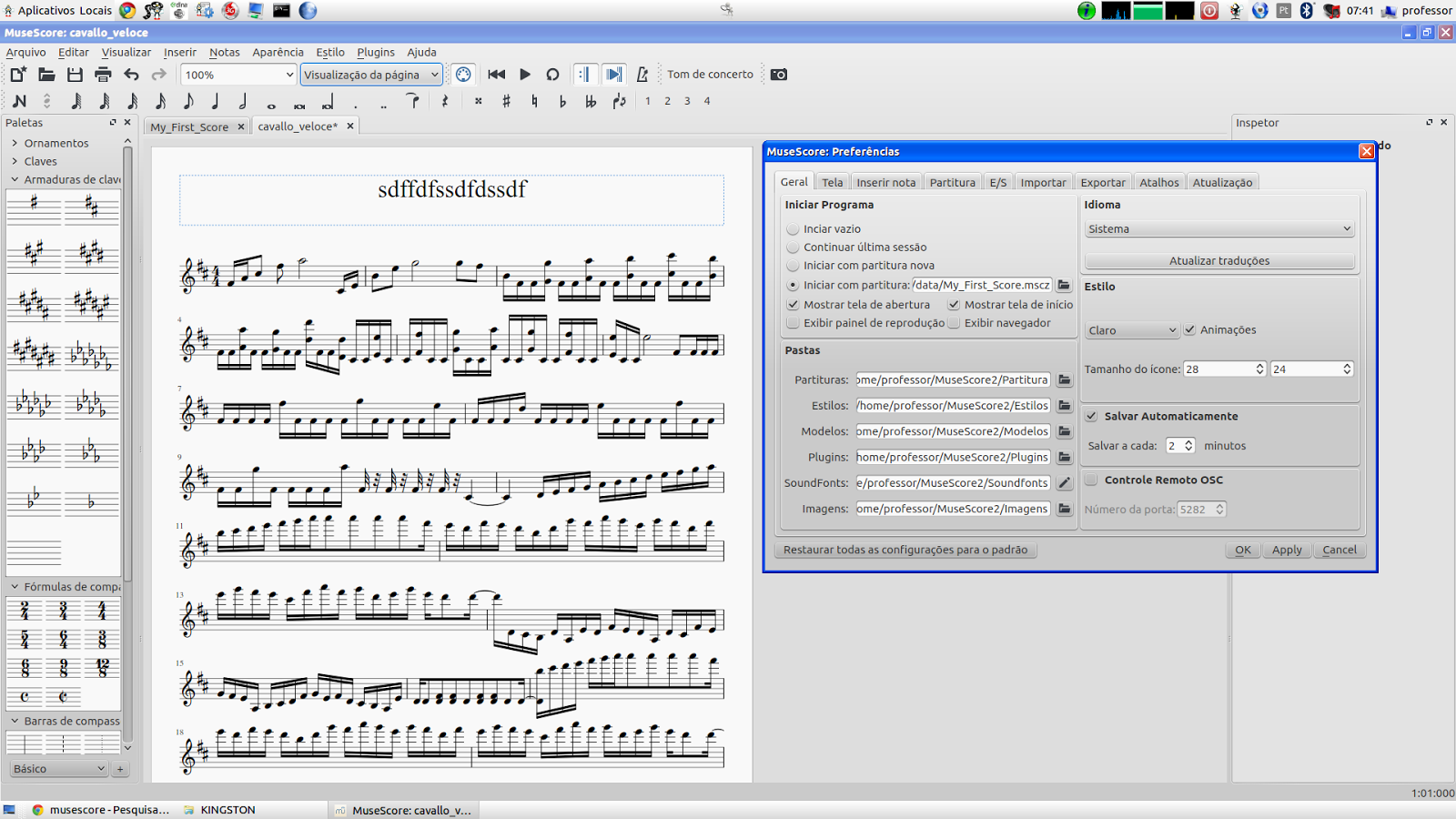 Criando Partituras com o Musescore - 002 - Arioso | Blog da Luíza Pereira