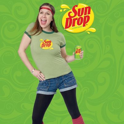 Cans In The Basement: Sun Drop Girl