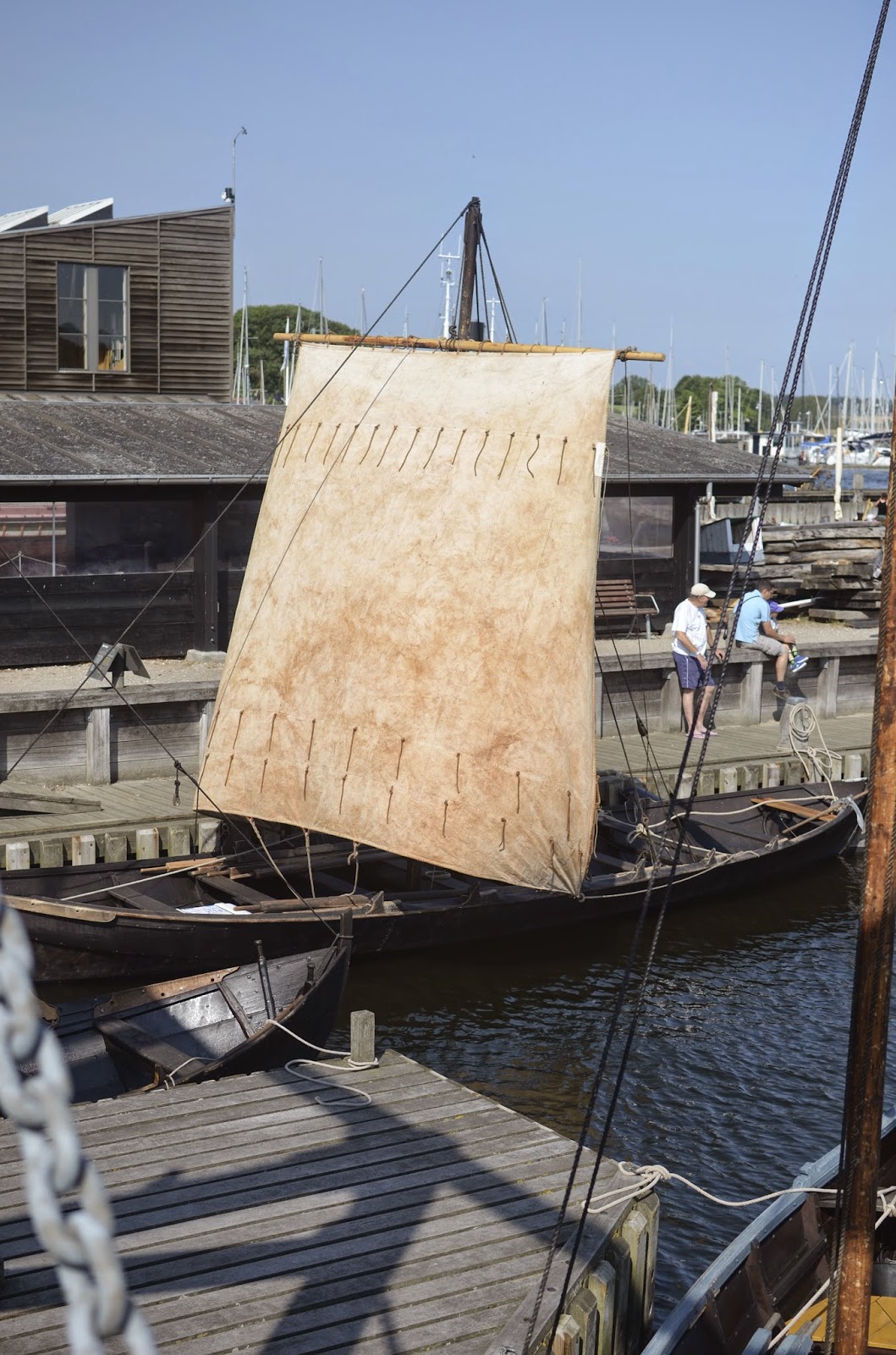 spinsjal: Denmark part one: Weaving Viking Sails and Twisting Viking ...