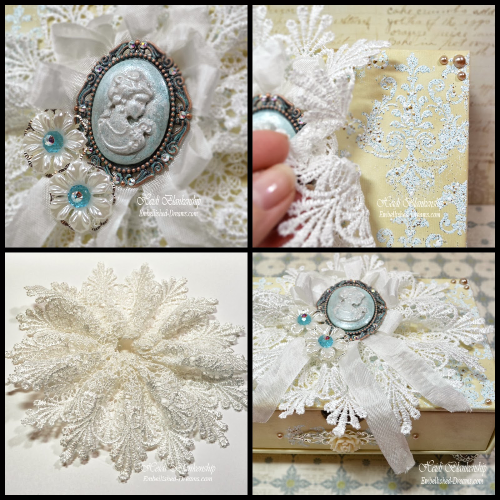 Embellished Dreams: Cameo Decorative Box - ButterBeeScraps
