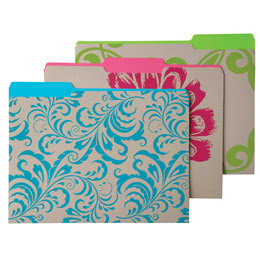 Organized Chic Design: Pretty File Folders