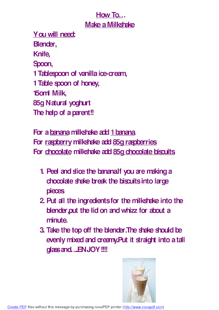 English Learning Center: Procedure Text