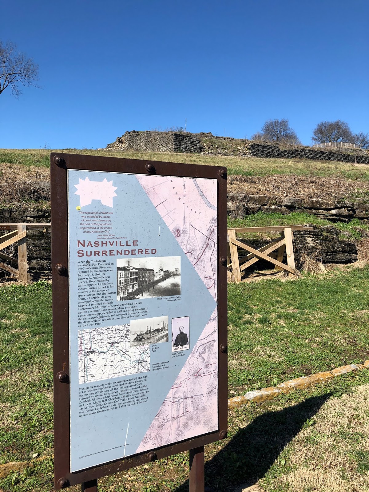 JOHN BANKS' CIVIL WAR BLOG: In 10 images: A walk at Fort Negley ...
