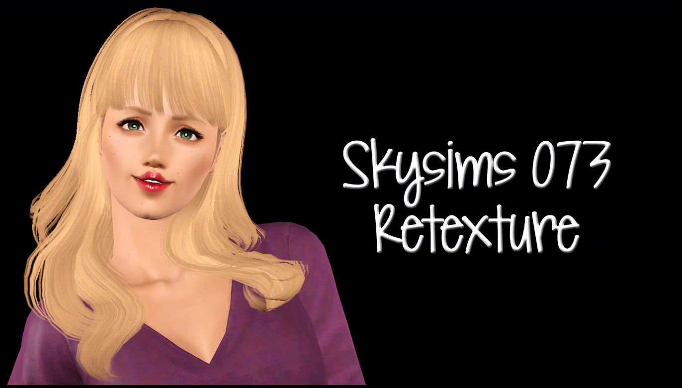 entertainment world: My Sims 3 Blog: Skysims Hair 073 Retexture by Drew