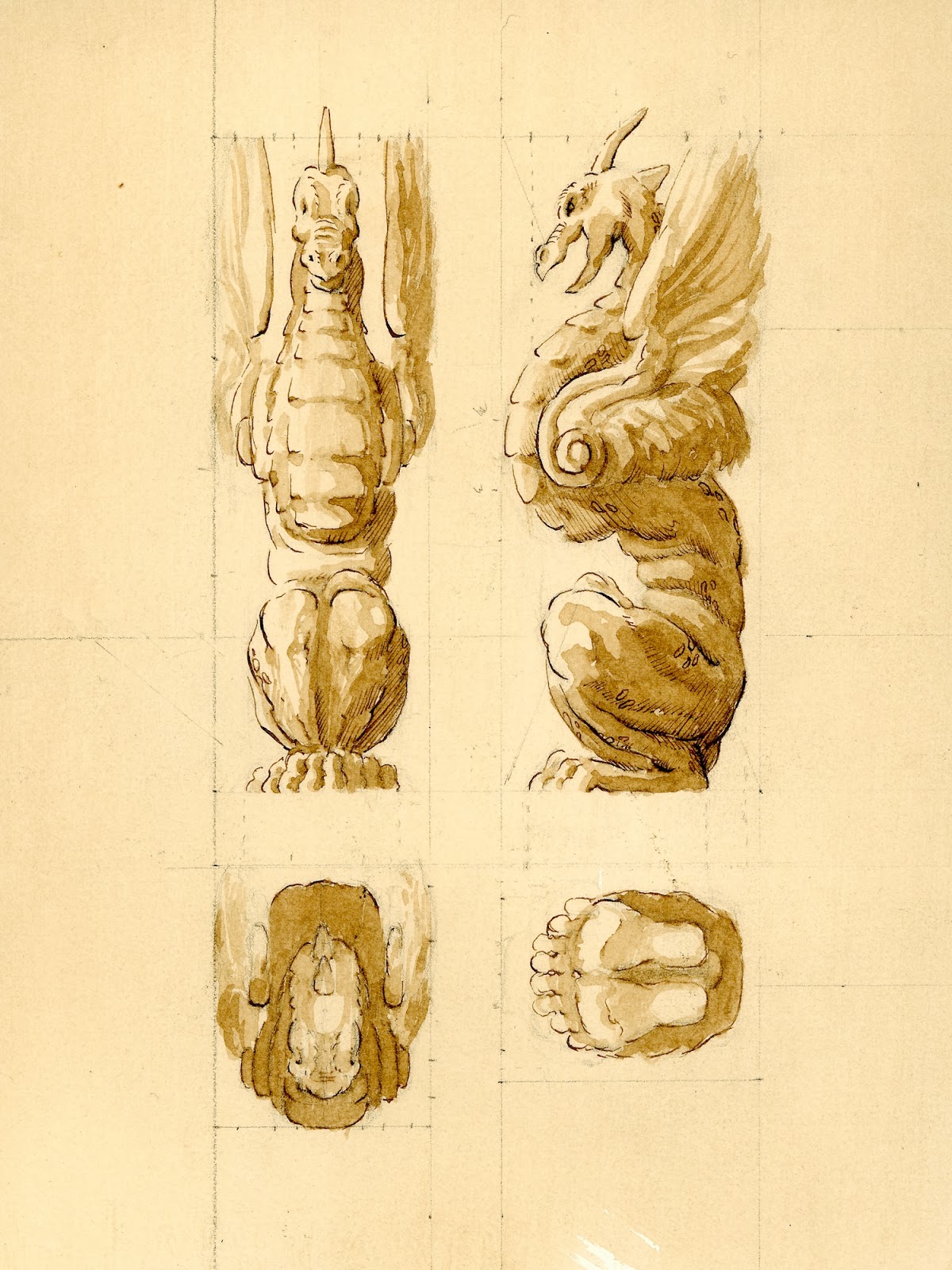 GCA Blog: Preparatory Perspective Drawings by Anthony Baus